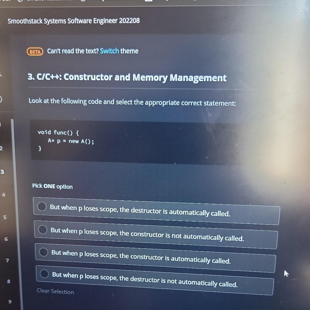 Solved Smoothstack Systems Software Engineer 202208 BETA | Chegg.com