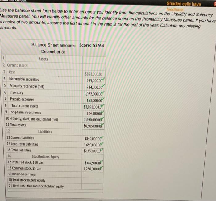 statements. You take the bet! those amountin )Jse the | Chegg.com