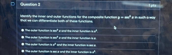 Solved Question 2 1 pts Identify the inner and outer | Chegg.com