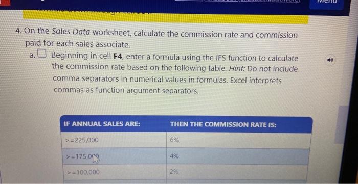 Solved associate's ID in cell C4. Use cell references where | Chegg.com