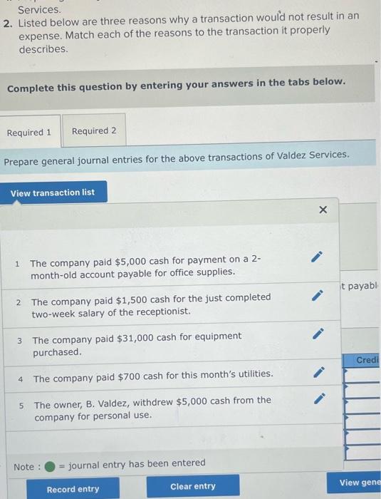 Solved Exercise 2-15 (Algo) Analyzing and journalizing | Chegg.com