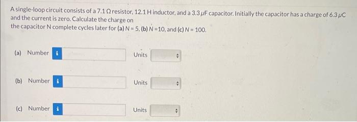 Solved A single-loop circuit consists of a 7.1Ω resistor, | Chegg.com