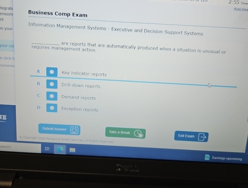Solved Business Comp ExamInformation Management Systems - | Chegg.com