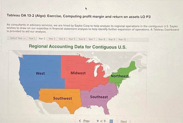 Solved Tableau DA 13-2 (Algo): Exercise, Computing profit | Chegg.com Solved Tableau DA 13-2 (Algo): Exercise, Computing profit | Chegg.com