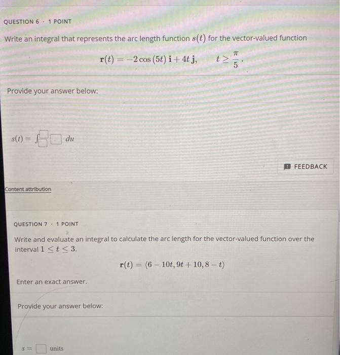 Solved Write an integral that represents the arc length | Chegg.com