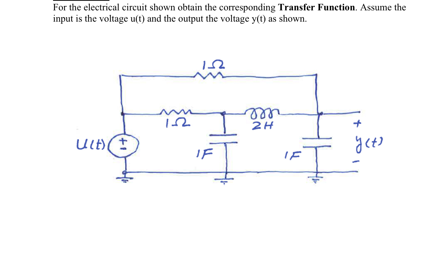 Solved Problem #2For the electrical circuit shown obtain the | Chegg.com Solved Problem #2For the electrical circuit shown obtain the | Chegg.com