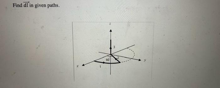 Solved Find dl in given paths. | Chegg.com
