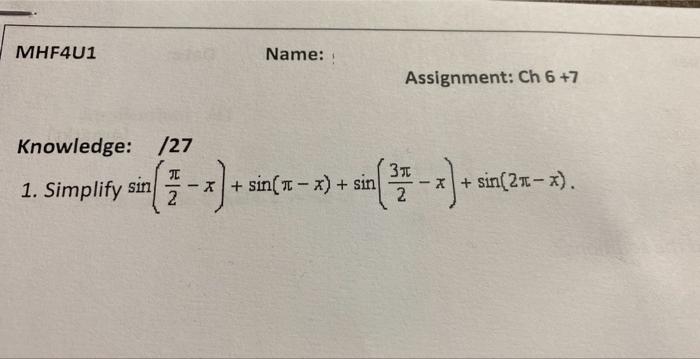 Solved Assignment: Ch6+7 | Chegg.com