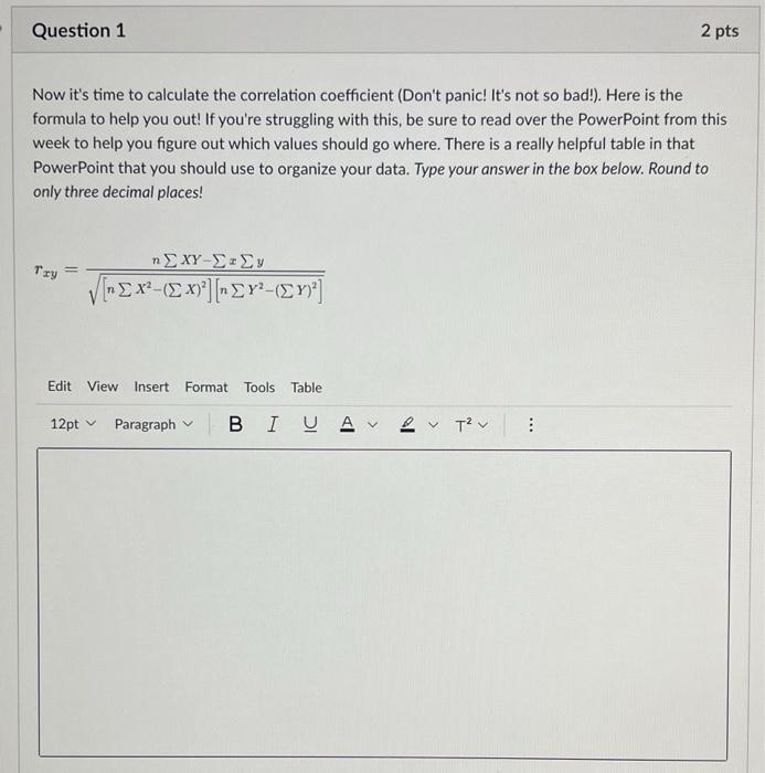 Solved Q1 - HELP ASAP. Calculate the correlation | Chegg.com