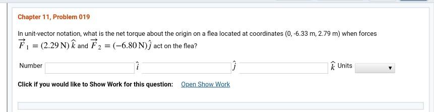 Solved Chapter 11, Problem 019 In unit-vector notation, what | Chegg.com