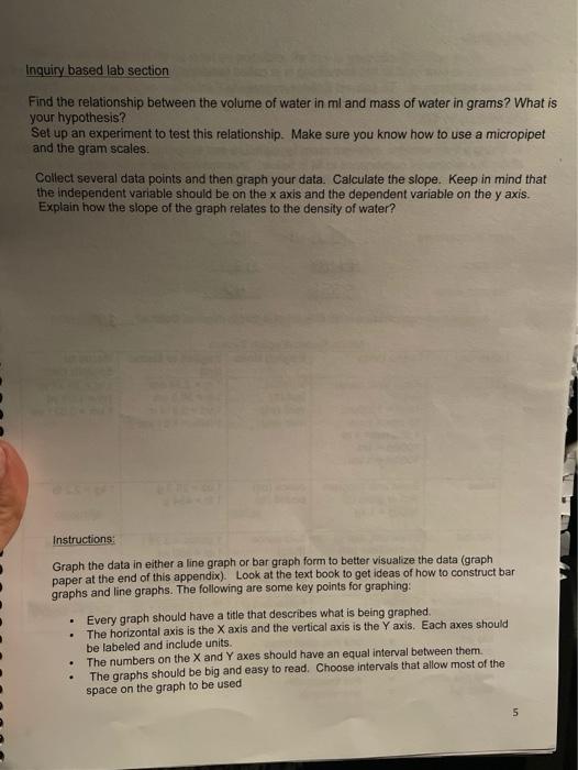 Solved Inquiry based lab section Find the relationship | Chegg.com