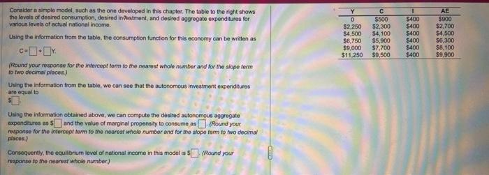 Solved Corsider a aimple model, such as the one developed in | Chegg.com
