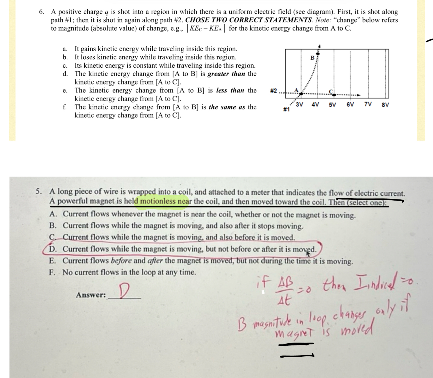 Solved A positive charge q ﻿is shot into a region in which | Chegg.com