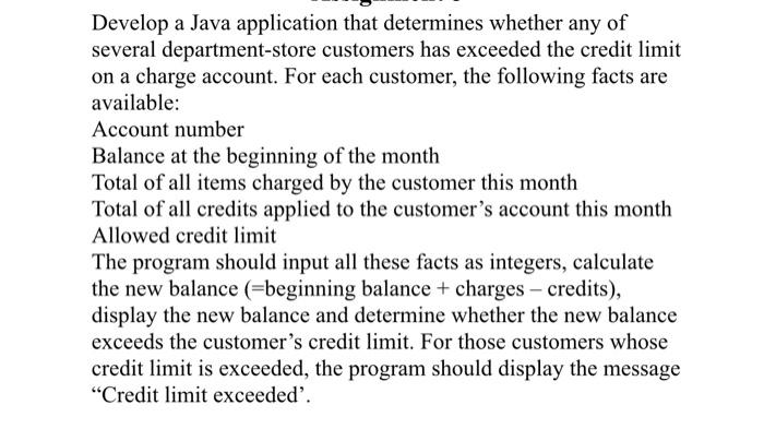 Solved Develop a Java application that determines whether | Chegg.com