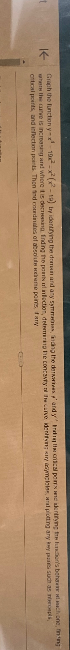 Solved critical points, and inflection points. Then find | Chegg.com