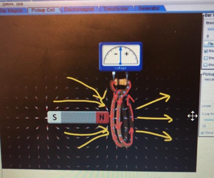 Solved Part II: Induction of current in the loop with an | Chegg.com