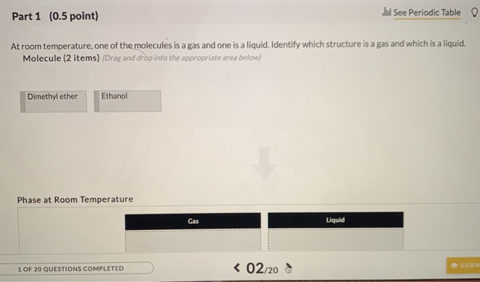 Solved Part 1 (0.5 point) It See Periodic Table At room | Chegg.com