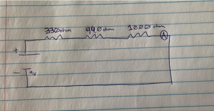 Solved Series resiator circuit Make a reries resistor | Chegg.com