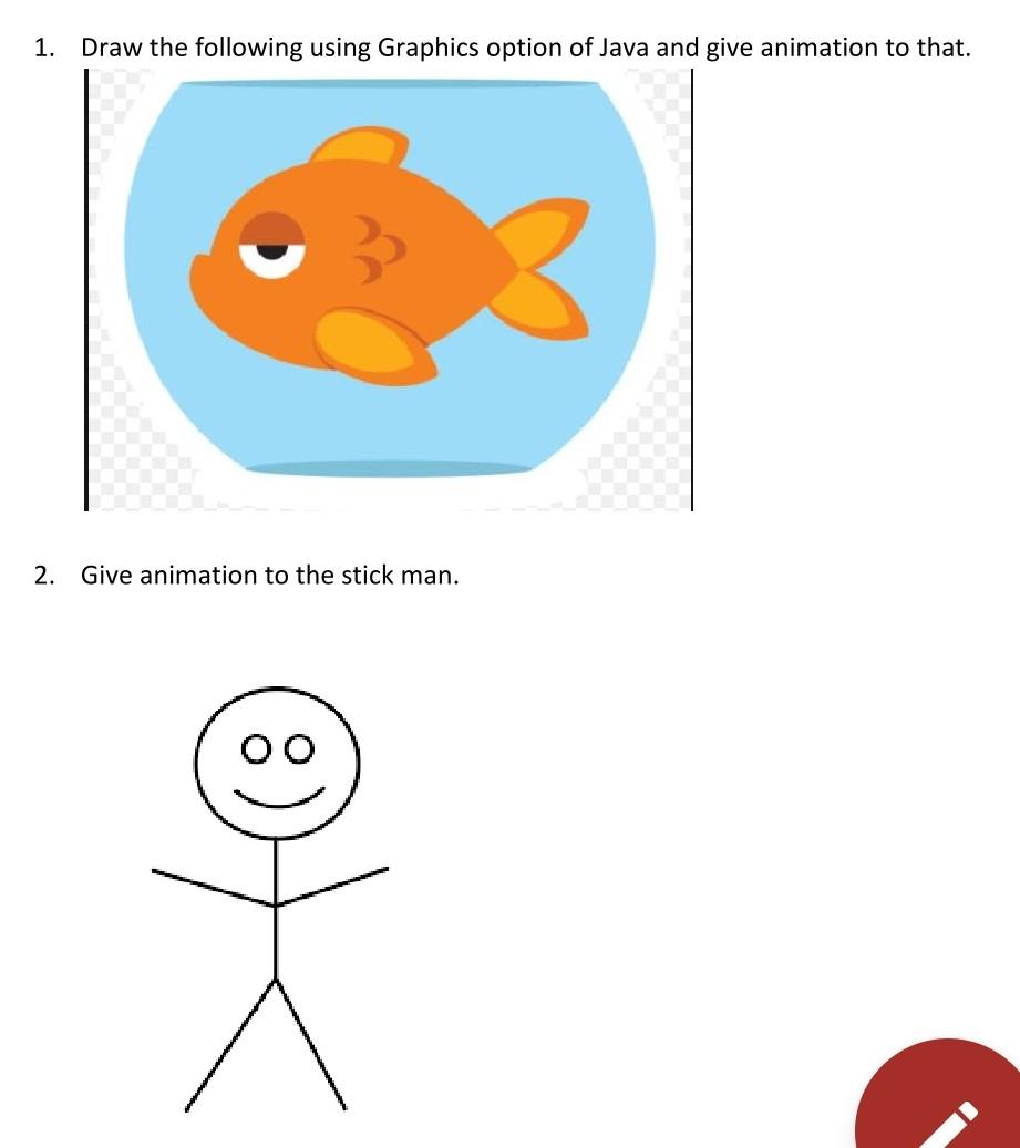 Solved I want java GUI codes and give it animation with | Chegg.com