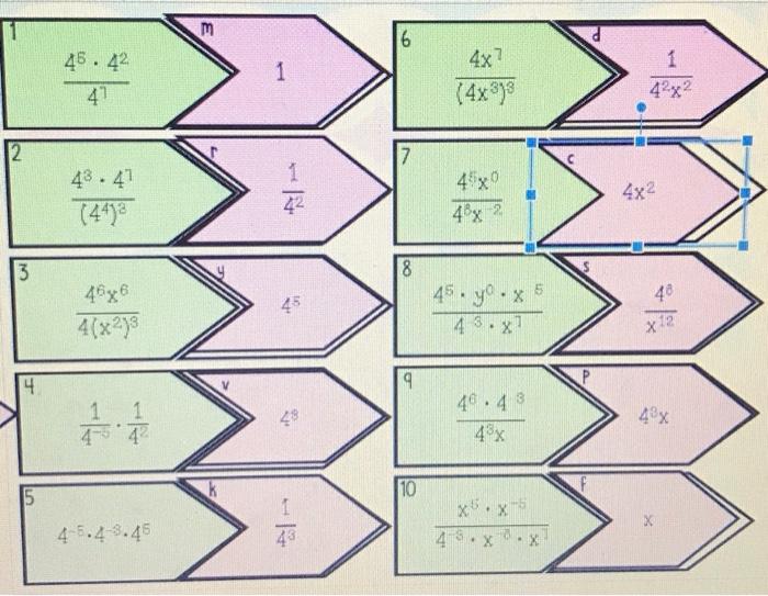 Solved 2 3 4 5 45.42 41 4³-47 (44)3 46x6 4(x²)³ 4.2/24 | Chegg.com