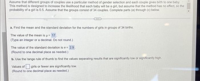 Solved Assume that different groups of couples use a | Chegg.com