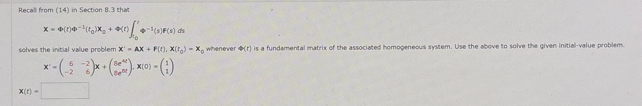 Solved Recall from (14) ﻿in Section 8.3 | Chegg.com