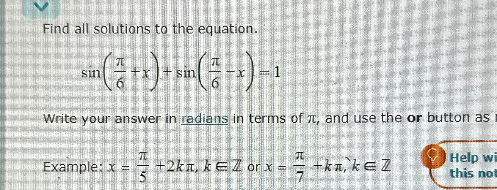 Solved Find all solutions to the | Chegg.com