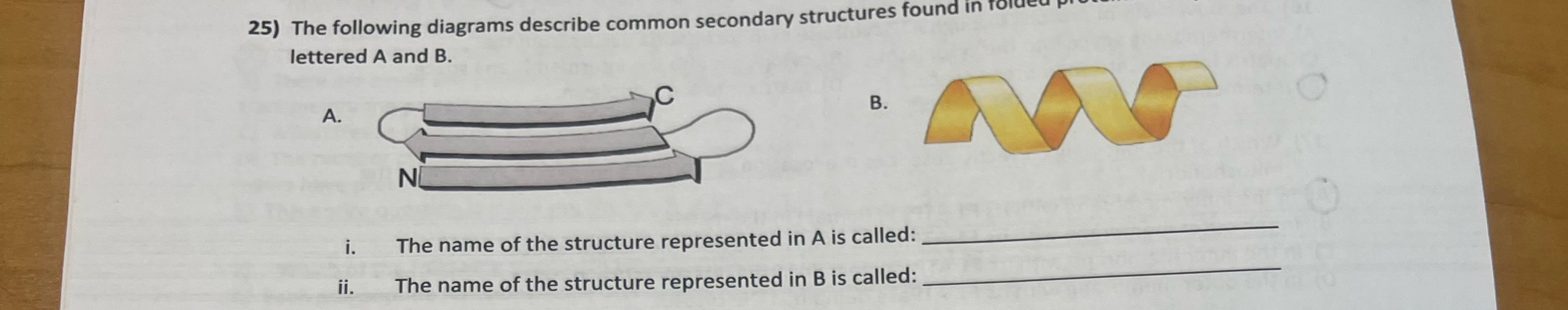 Solved The following diagrams describe common secondary | Chegg.com