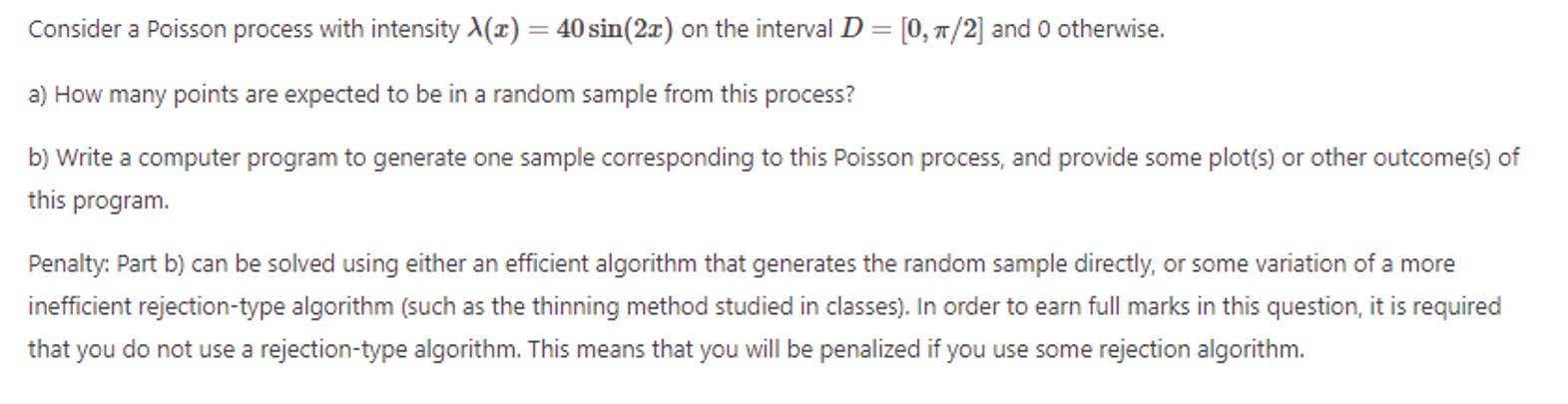 Solved Consider a Poisson process with intensity | Chegg.com