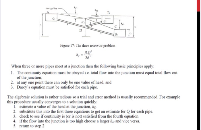 energy line- Figure 17: The three reservoir problem | Chegg.com