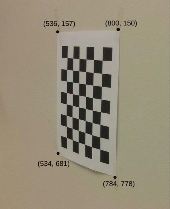 Solved Compute Homography Transformation Svdin