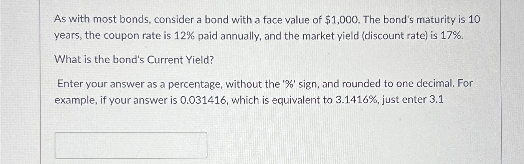 Solved As with most bonds, consider a bond with a face value | Chegg.com