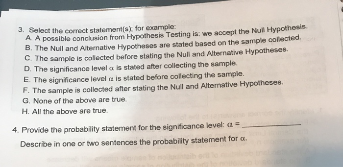 Solved 3. Select the correct statement(s); for example: A | Chegg.com