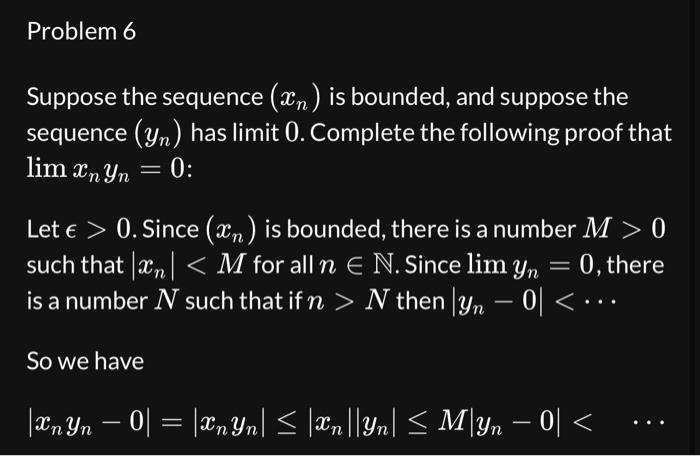 Solved Suppose the sequence (xn) is bounded, and suppose the | Chegg.com