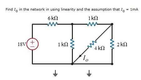Solved Find I0 in the network in using linearity and the | Chegg.com