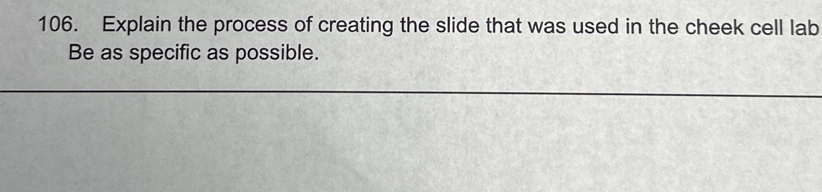 Solved Explain the process of creating the slide that was | Chegg.com