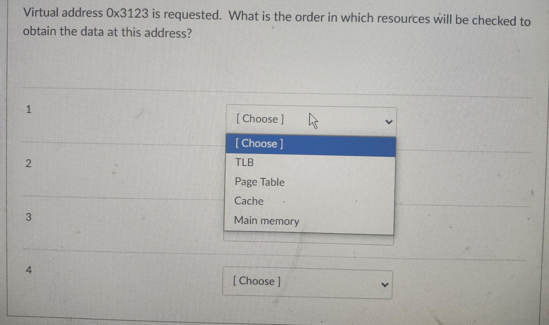 Solved A virtual memory system has 2122 ﻿byte pages, a four | Chegg.com