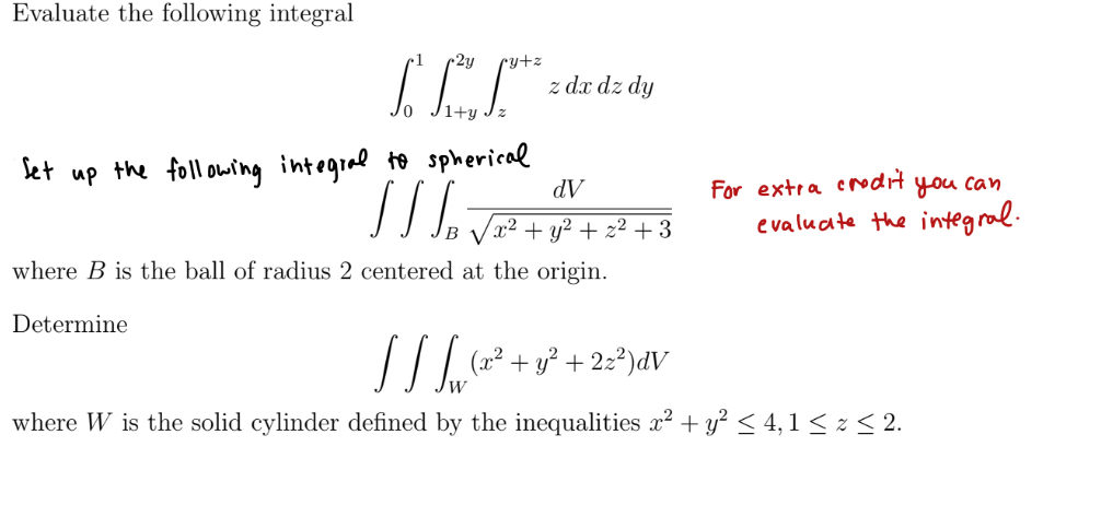 Solved Evaluate the following | Chegg.com