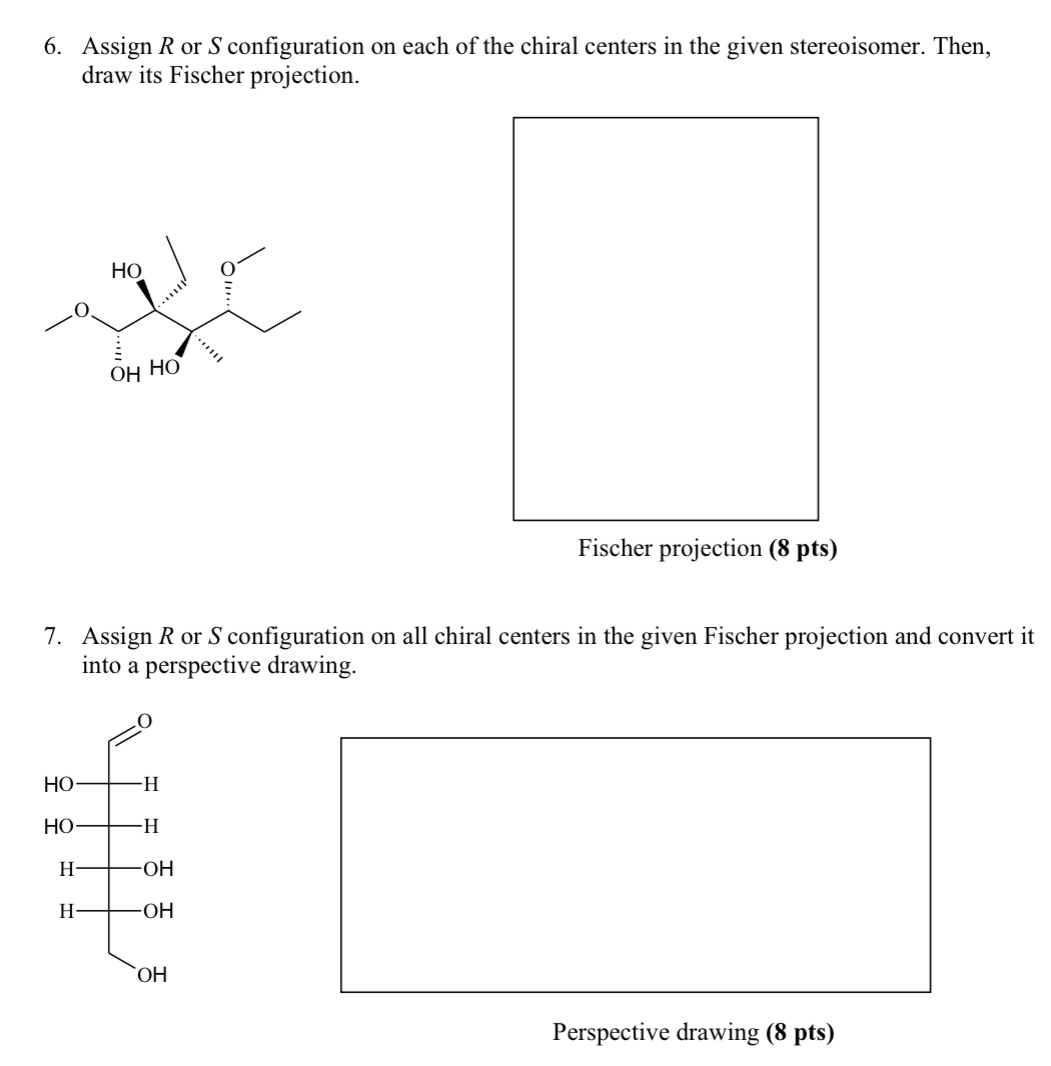 Solved Assign R ﻿or S ﻿configuration on each of the chiral | Chegg.com