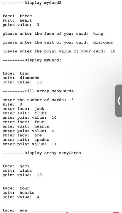 Solved For this assignment you will change the card.c code | Chegg.com