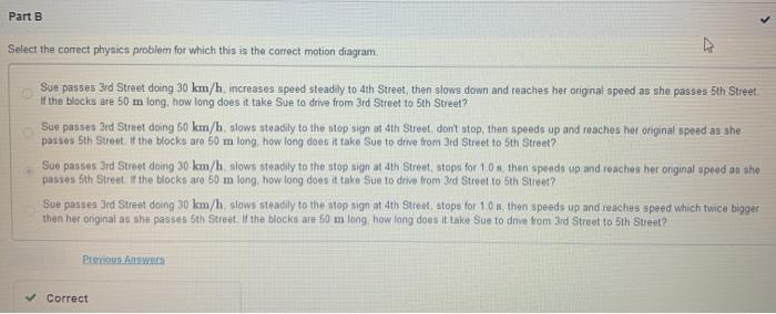 Solved Stop Stop Previous Answers Correct Part B Select | Chegg.com