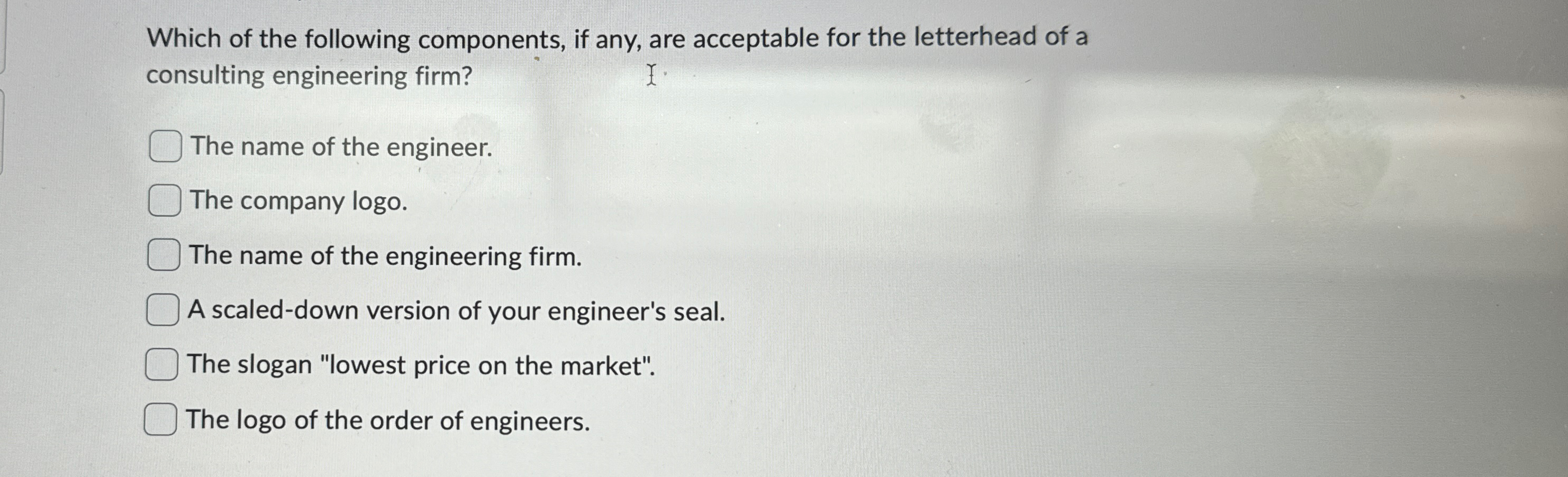 Solved Which of the following components, if any, are | Chegg.com