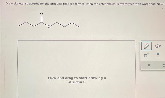 Solved Draw skeletal structure for the products that are | Chegg.com