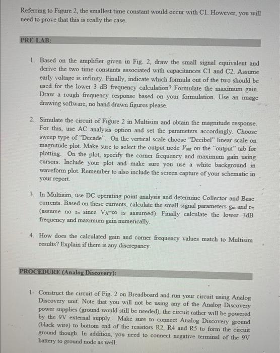 Solved In this experiment, students will learn how to | Chegg.com