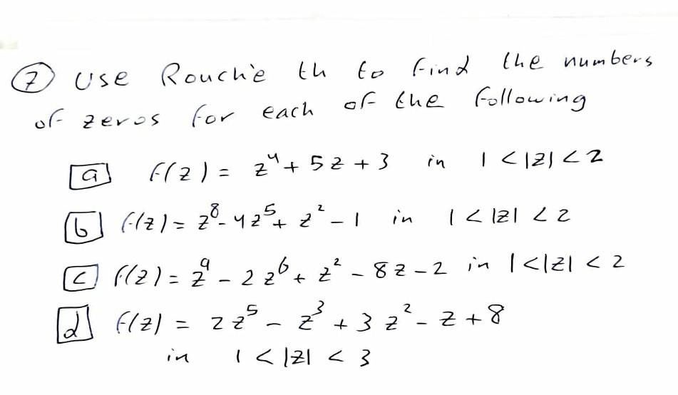 Solved complex analysis solve all of them show your | Chegg.com Solved complex analysis solve all of them show your | Chegg.com