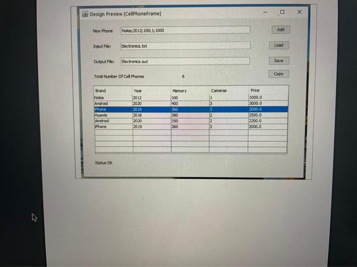 Solved Exercise 2: 1. Using the Cellphone class in Lab 3, | Chegg.com