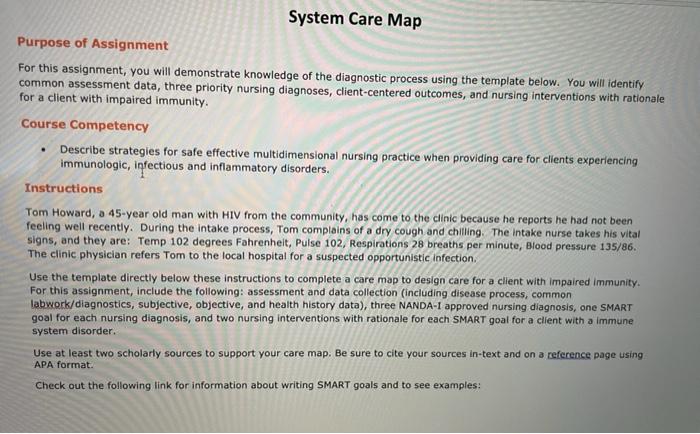 Solved Purpose of Assignment For this assignment, you will | Chegg.com