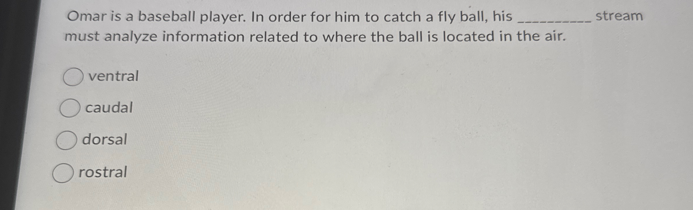 Solved Omar is a baseball player. In order for him to catch | Chegg.com