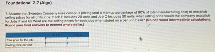 Solved The Foundational 15 (Algo) [LO2-1, LO2-2, LO2-3, | Chegg.com