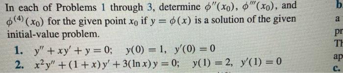 Solved In each of Problems 1 through 3 , determine | Chegg.com